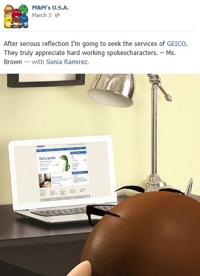 自動車保険のGEICOとチョコレートのM&M'S。それぞれを代表する人気キャラクターが共演したコラボ企画が面白くて話題に！｜スゴい★PR ...